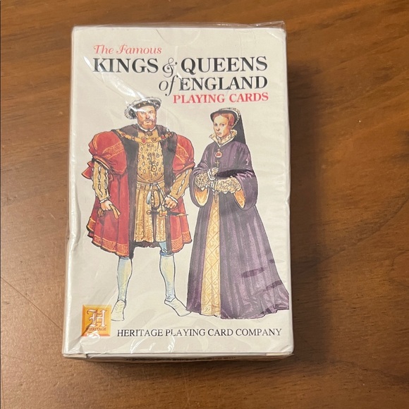 Games | Kings Queens Of England Playing Cards | Poshmark